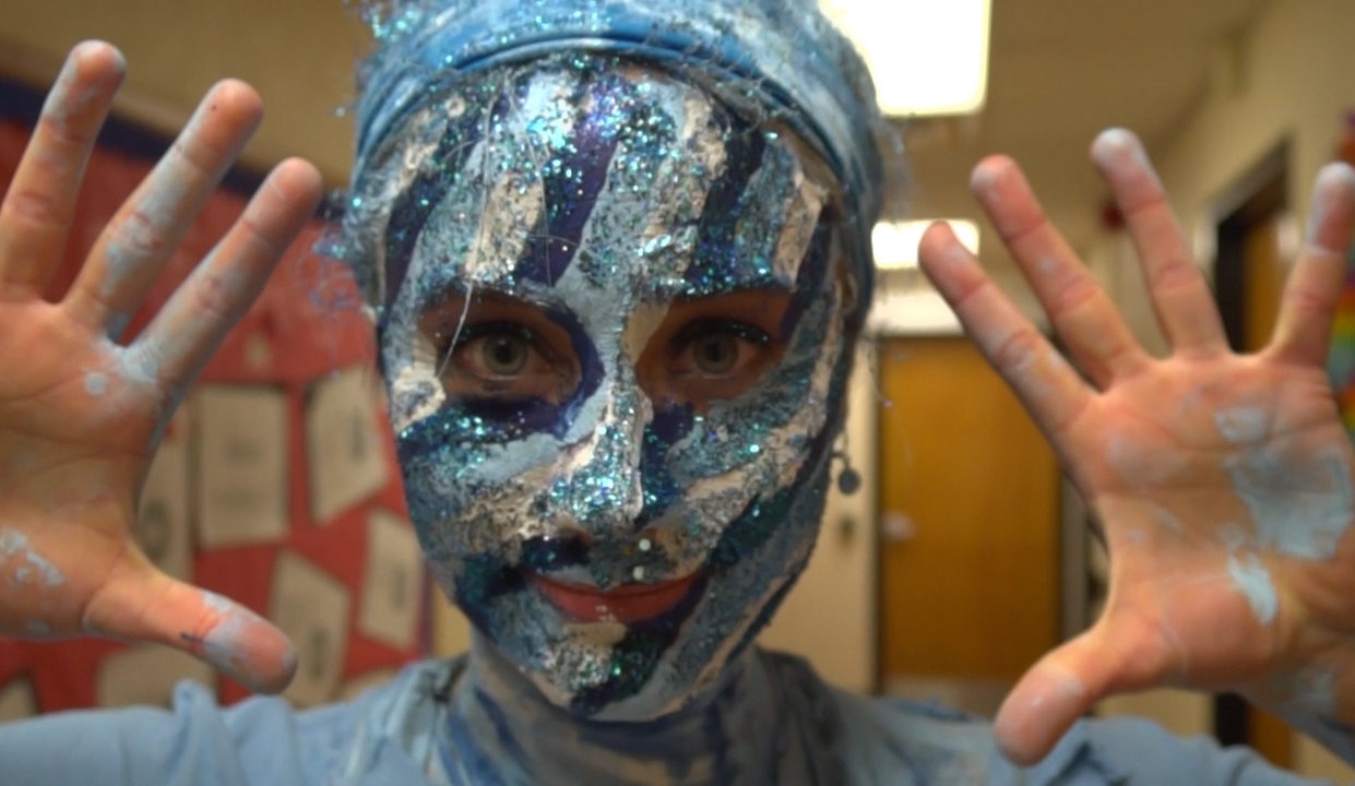 Standing out in a crowd: Glitter Girl - UNC Media Hub