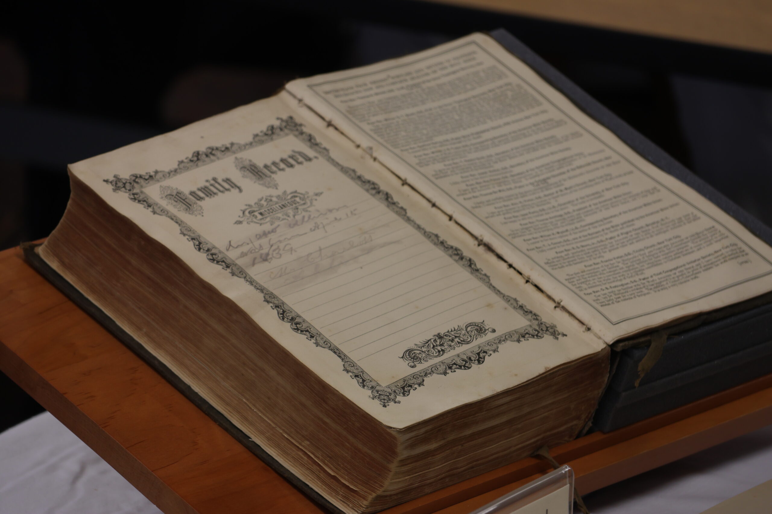 Donated bible reveals family’s unknown past - UNC Media Hub