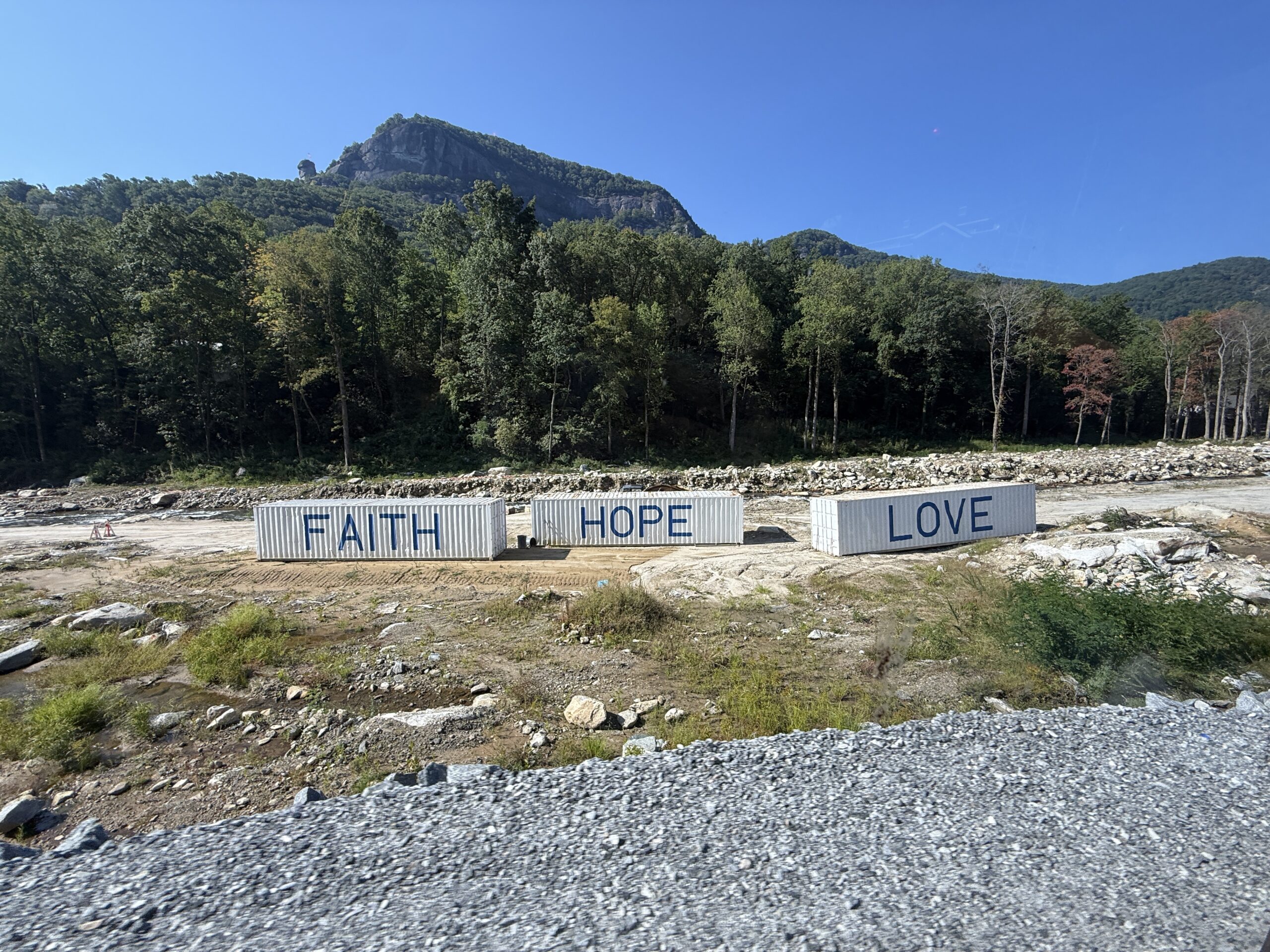 A year after Helene, Chimney Rock rebuilds with faith, hope and love ...