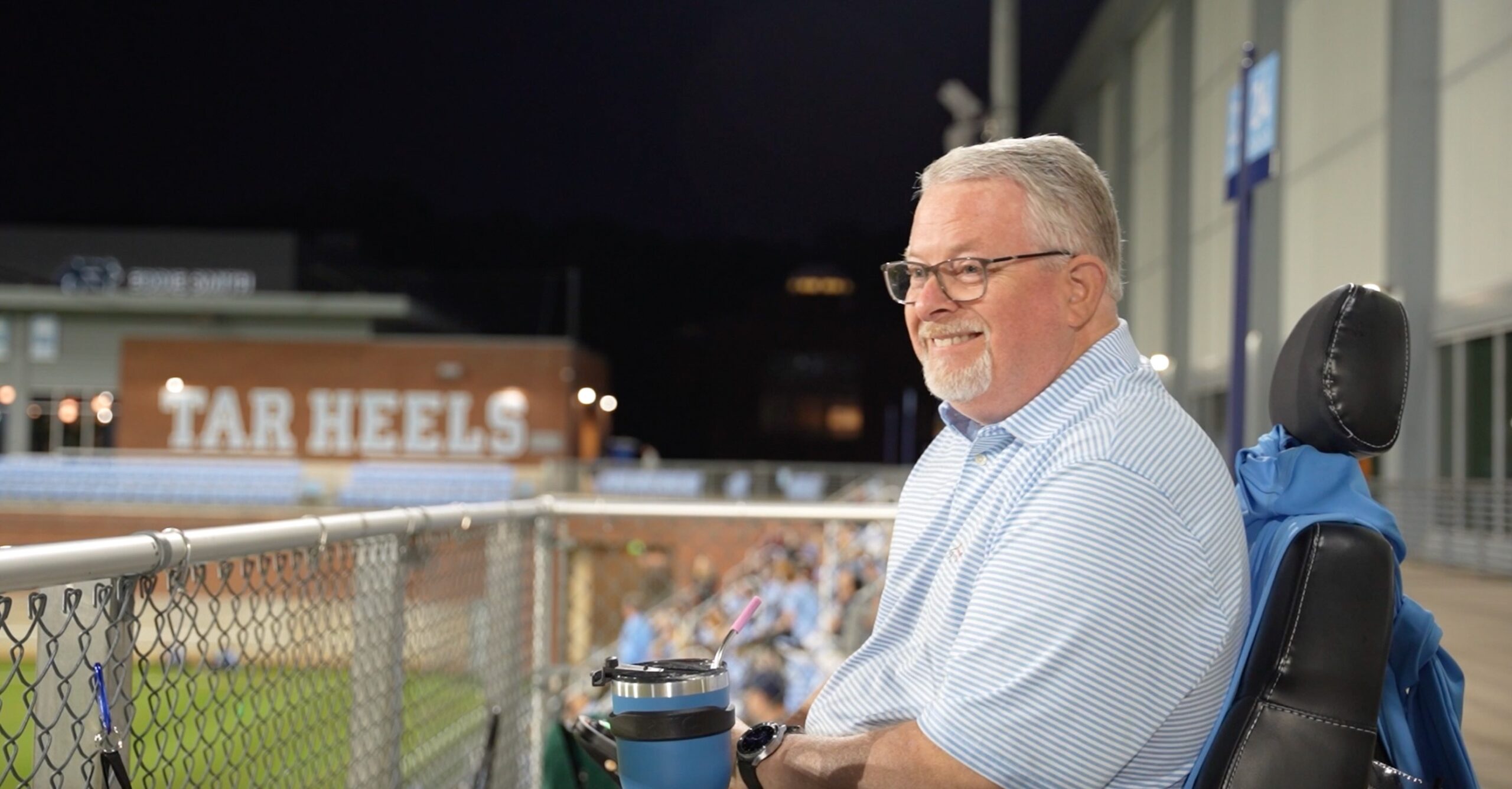 How UNC superfan, Randall Keen, rallies in Carolina blue - UNC Media Hub